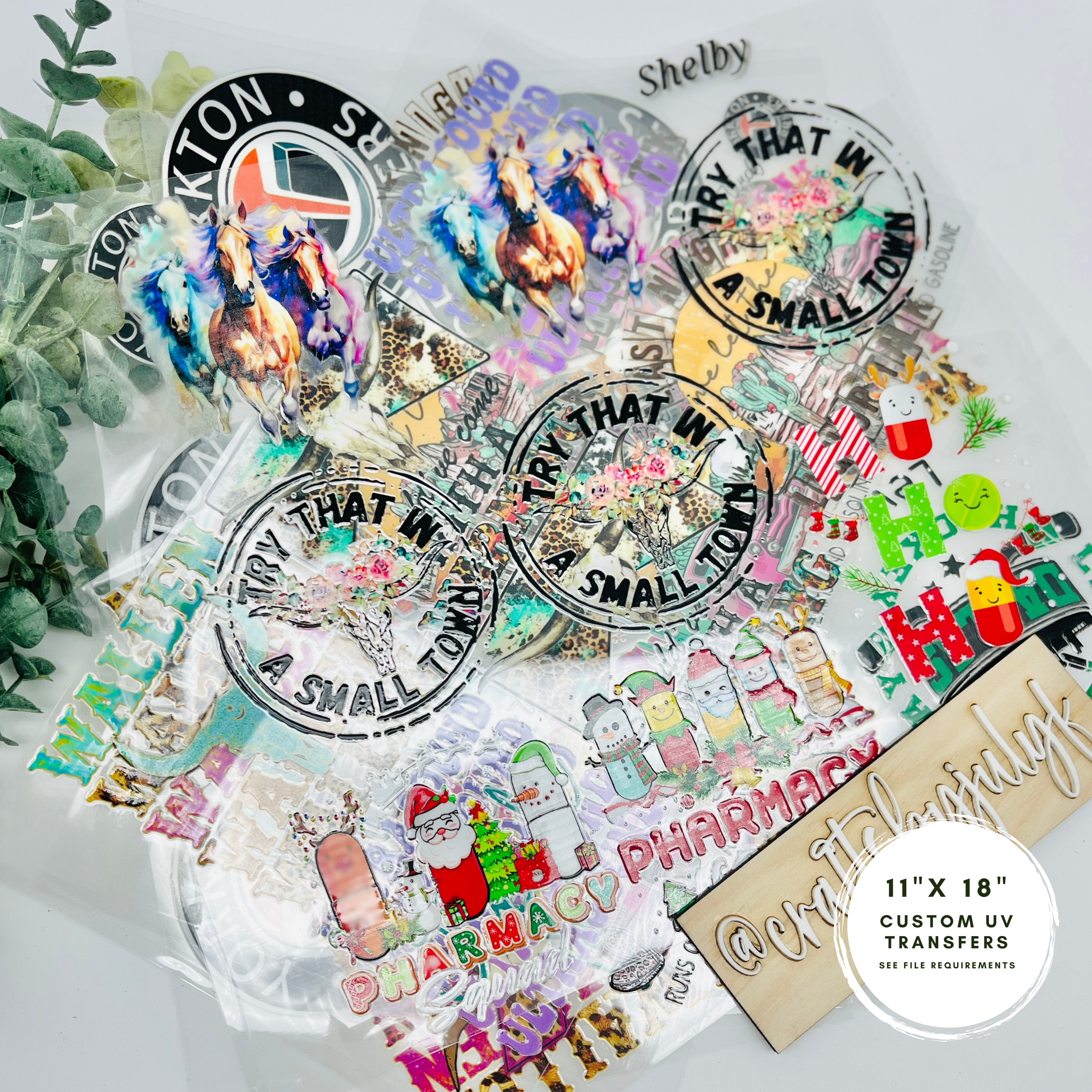 Custom UV Transfers- Build a Gang Sheet – Crafts by Julyf